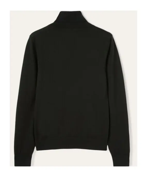Loro Piana Ribbed Turtleneck Knit Top