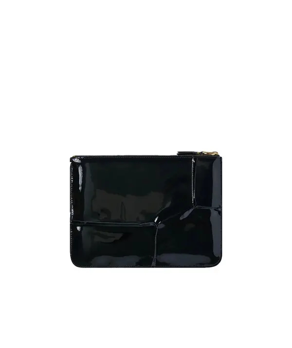 Comme Des Garçons Reversed Hem Serie Zipped Pouch