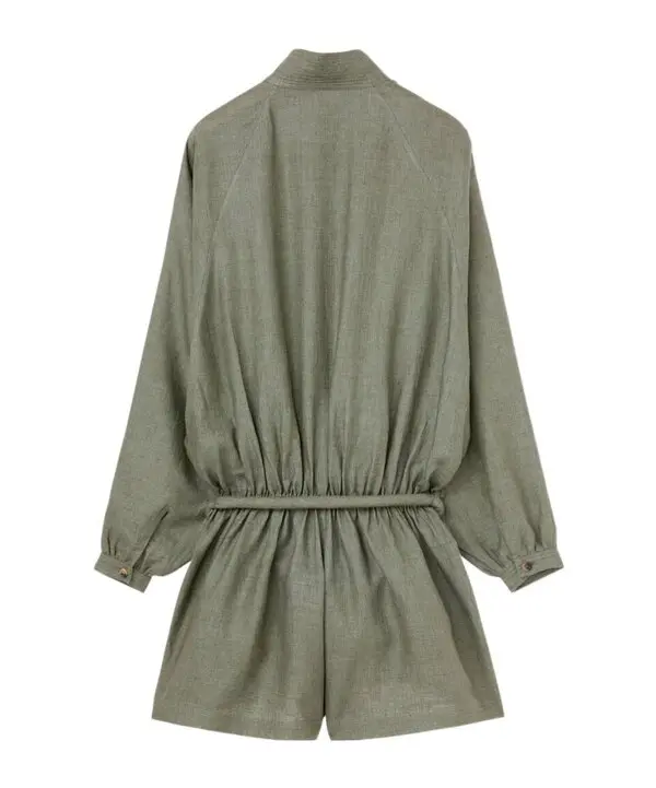 Loro Piana Rose Long-sleeved Jumpsuit