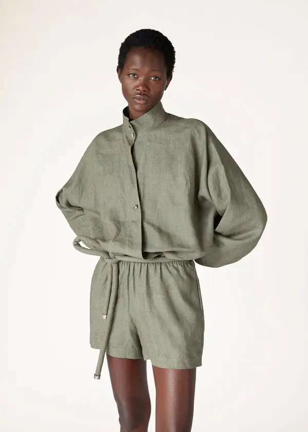 Loro Piana Rose Long-sleeved Jumpsuit