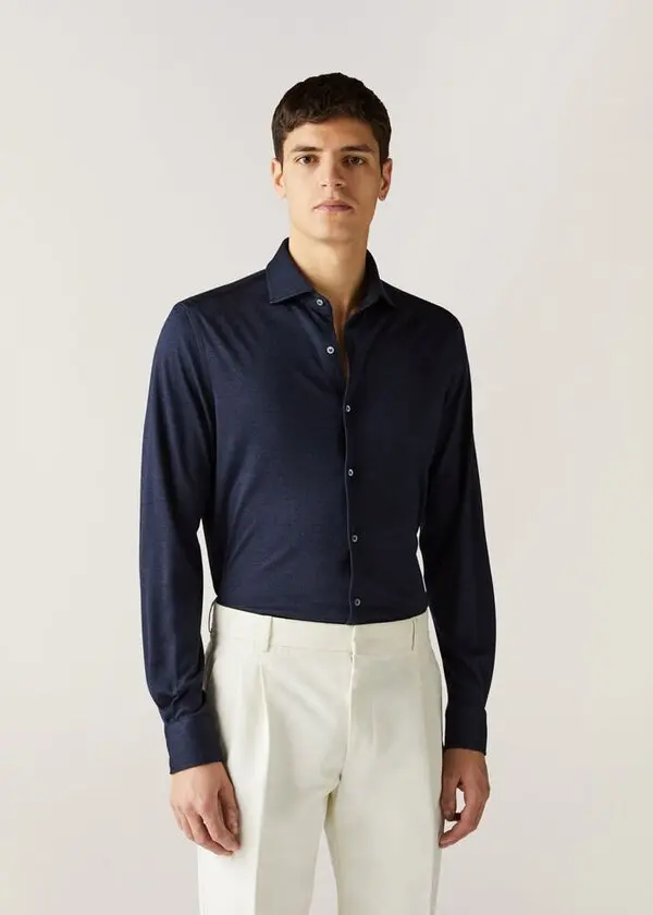 Loro Piana Logo Long-sleeved Shirt
