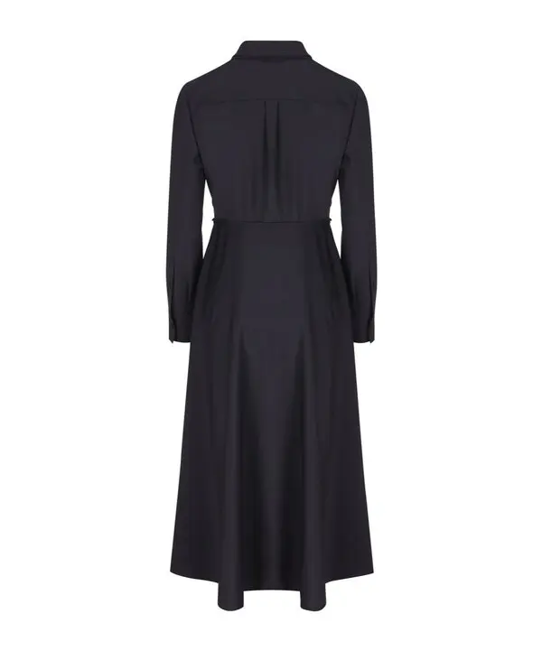 Valentino Garavani Long Sleeved Dress With Logo Plaque