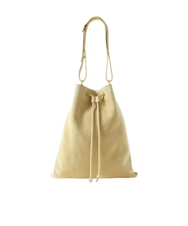 Khaite Large Drawstring Bucket Bag