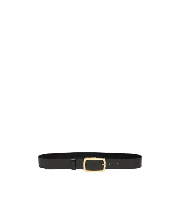 Dries Van Noten Pin Buckle Belt - Black