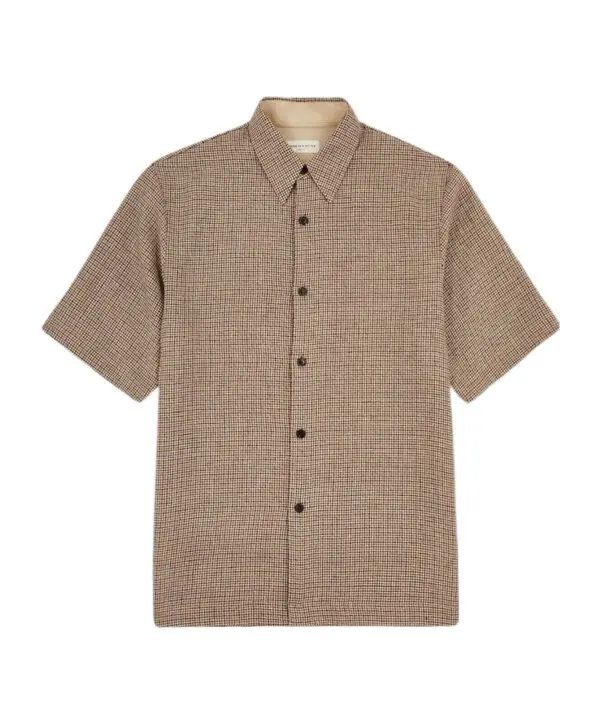 Dries Van Noten Short-sleeved Checkered Shirt - No