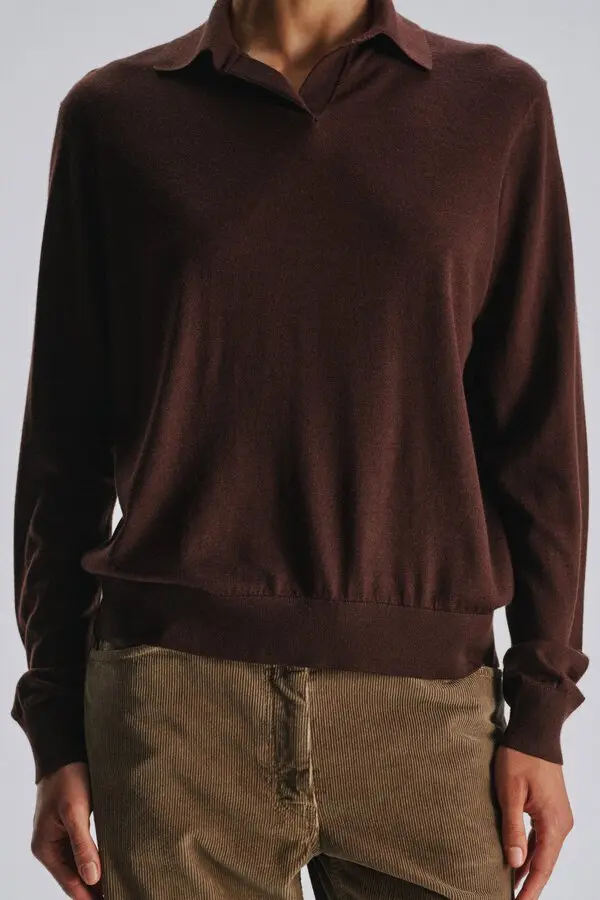THE ROW Pauli Top - Plum