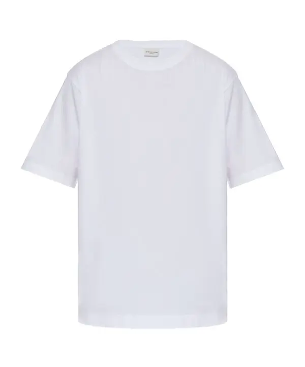 Dries Van Noten Crewneck Short-sleeved T-shirt - White