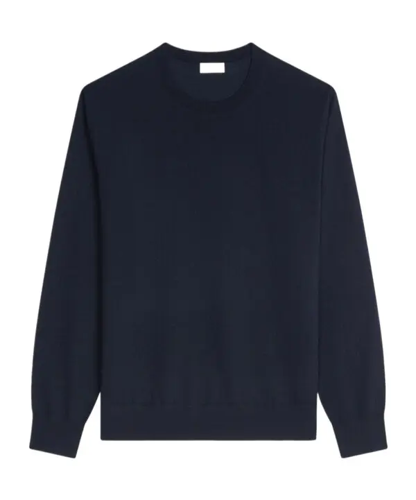 Dries Van Noten Murton Crewneck Knitted Jumper - Navy