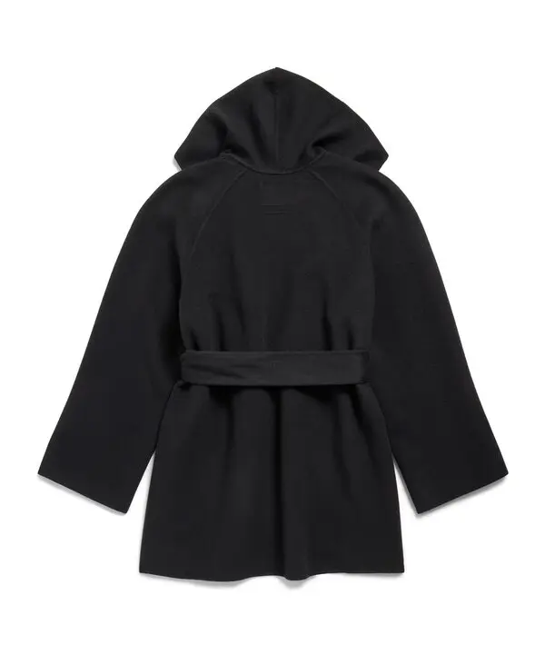 Balenciaga Belted Blanket Jacket
