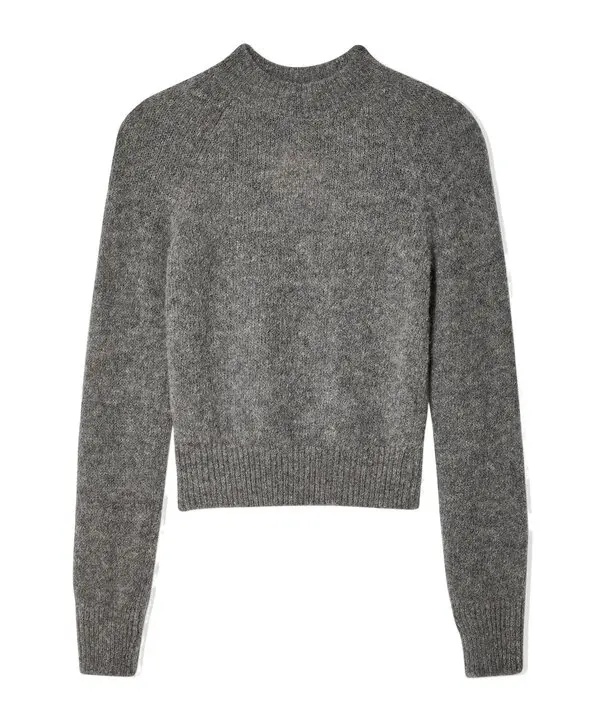 Dries Van Noten Round Neck Long Sleeve Sweater - Grey