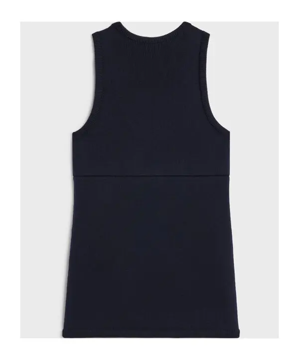 Celine Tunic Mini Dress In Interlock Wool
