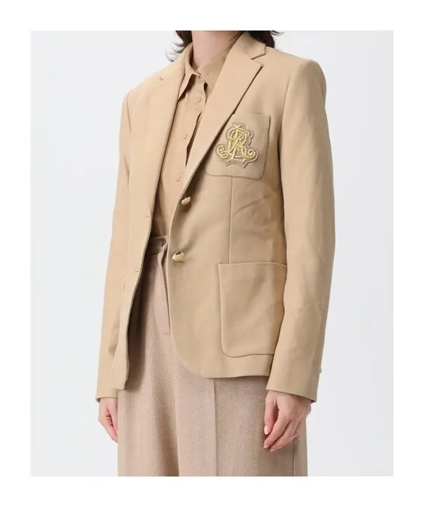 Ralph Lauren Logo Embroidered Tailored Blazer