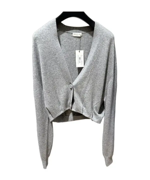 Dries Van Noten Taiga Cropped Knit Cardigan