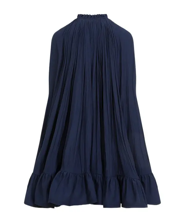 LANVIN Ruffled Belted Mini Dress