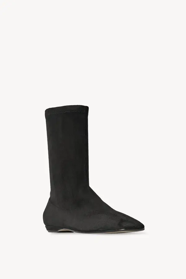 THE ROW Cindy Stretch Boot - Black