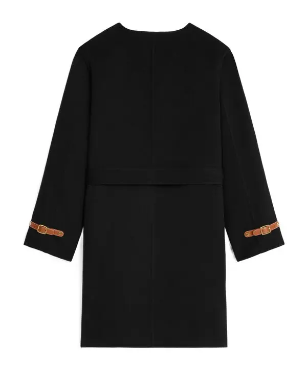 Celine Bathrobe Coat In Double Face Cashmere