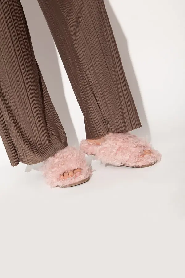 Red Valentino Logo Flat Slippers