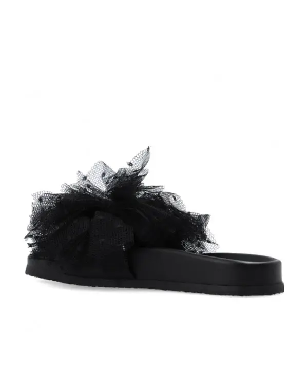 Red Valentino Tulle Decal Slippers