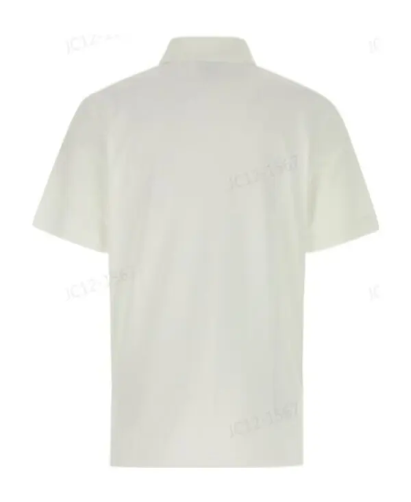 LANVIN Straight Hem Short-sleeved Polo Shirt