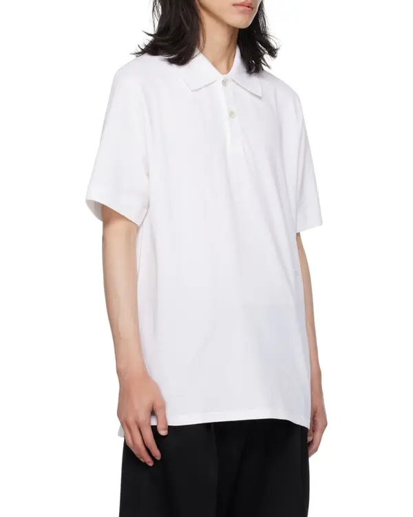 LANVIN Straight Hem Short-sleeved Polo Shirt