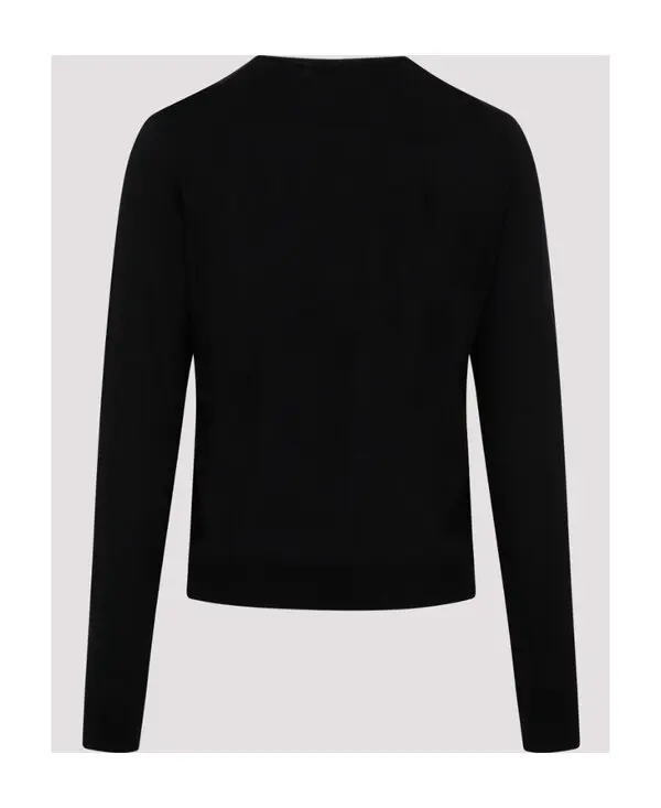 LANVIN Long Sleeved Ribbed-knit Top