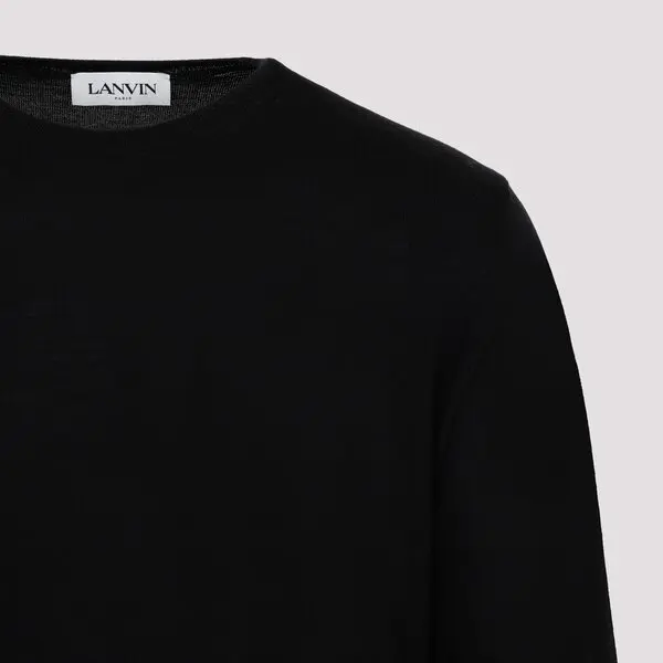 LANVIN Long Sleeved Ribbed-knit Top