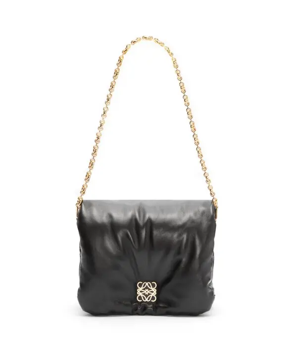 Loewe Goya Puffer Chained Shoulder Bag