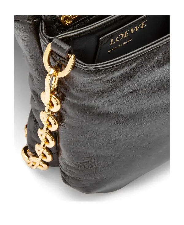 Loewe Goya Puffer Chained Shoulder Bag