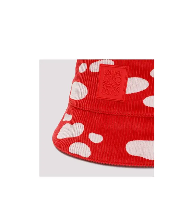Loewe Mushroom Bucket Hat In Corduroy