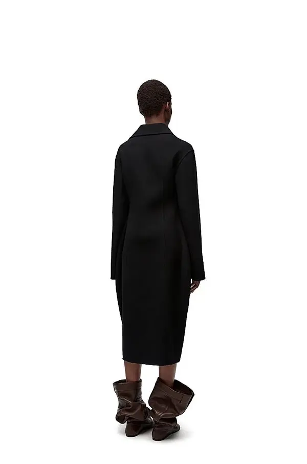 Loewe Balloon Coat In Wool