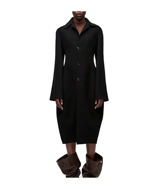 Loewe Balloon Coat In Wool