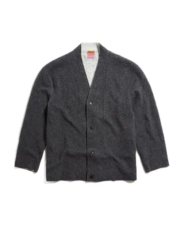 Zegna X The Elder Statesman Oasi V-neck Cardigan - Gray
