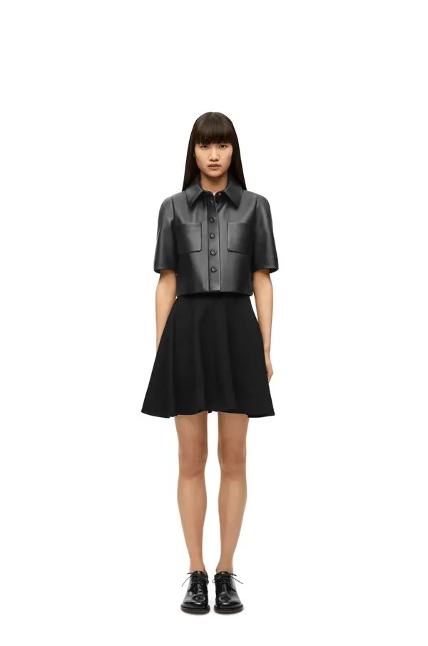 Loewe Skirt In Silk And Wool