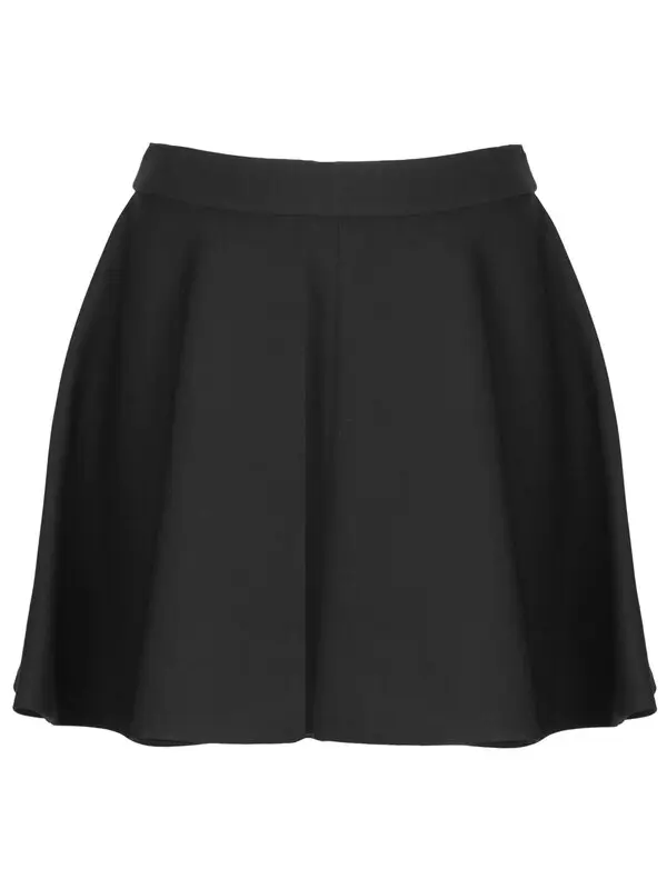 Loewe Silk And Wool Trumpet Skirt - Black