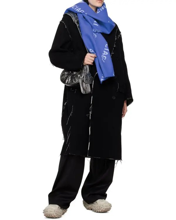 Balenciaga All-over Logo Scarf