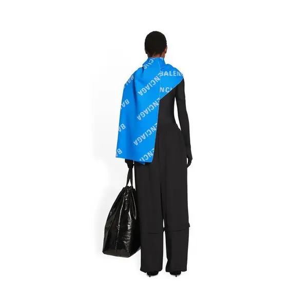 Balenciaga All-over Logo Scarf