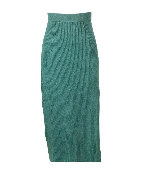 Loro Piana Knitted Skirt - Blue