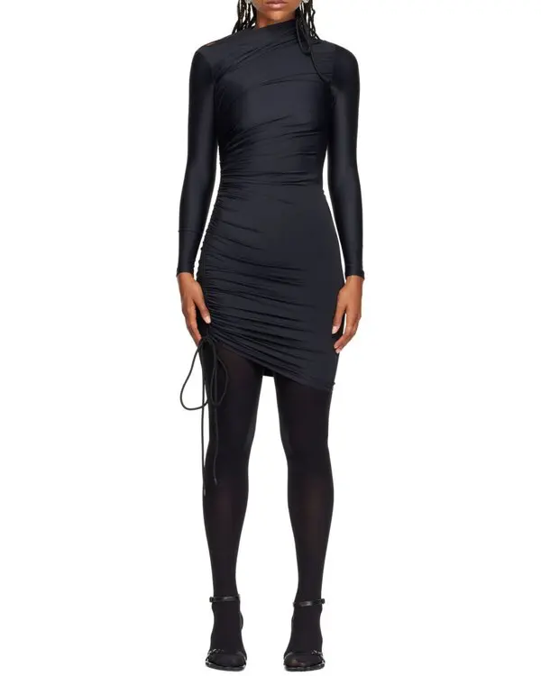 Balenciaga Asymmetric Drawstring Dress