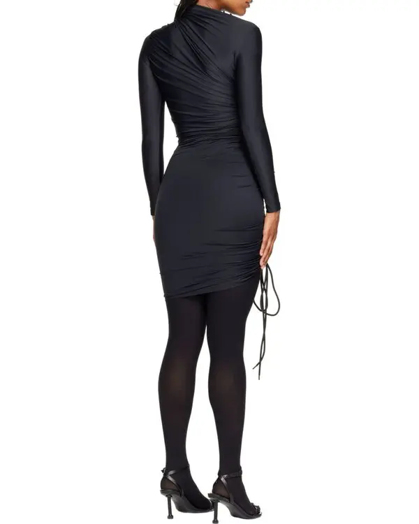 Balenciaga Asymmetric Drawstring Dress