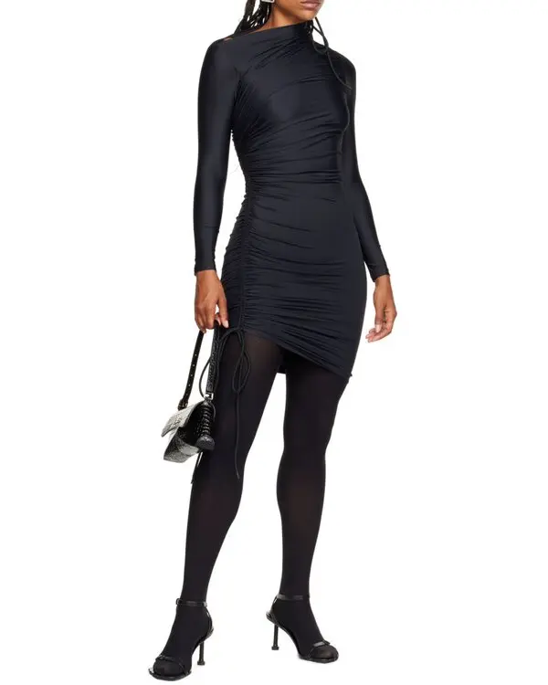 Balenciaga Asymmetric Drawstring Dress