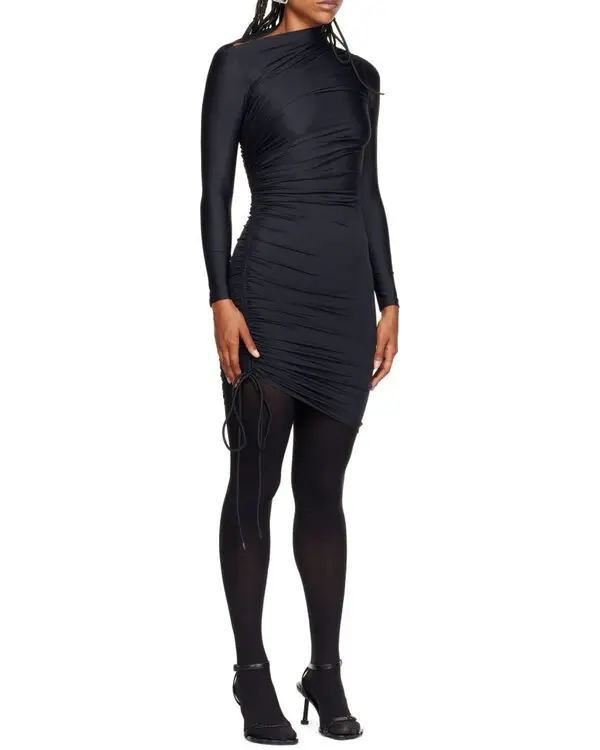 Balenciaga Asymmetric Drawstring Dress