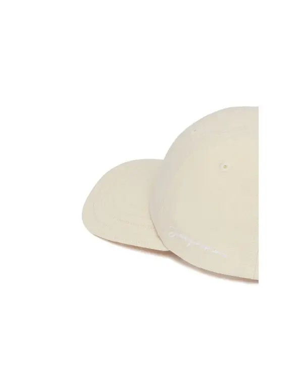 Jacquemus Logo Embroidered Curved Peak Baseball Cap