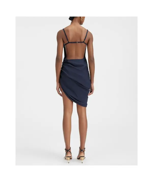 Jacquemus Saudade Draped Mini Dress