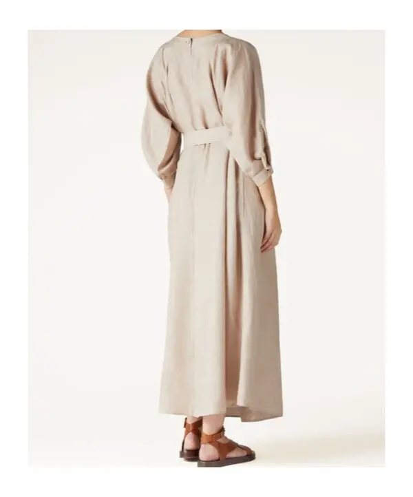 Loro Piana Ruth Linen Maxi Dress