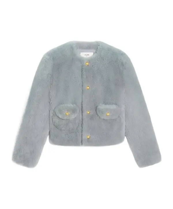 Celine Cardigan In Goat Cashmere - Gray