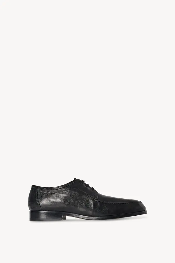 THE ROW Nino Derby Shoe - Black