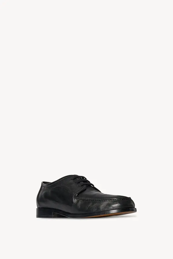 THE ROW Nino Derby Shoe - Black