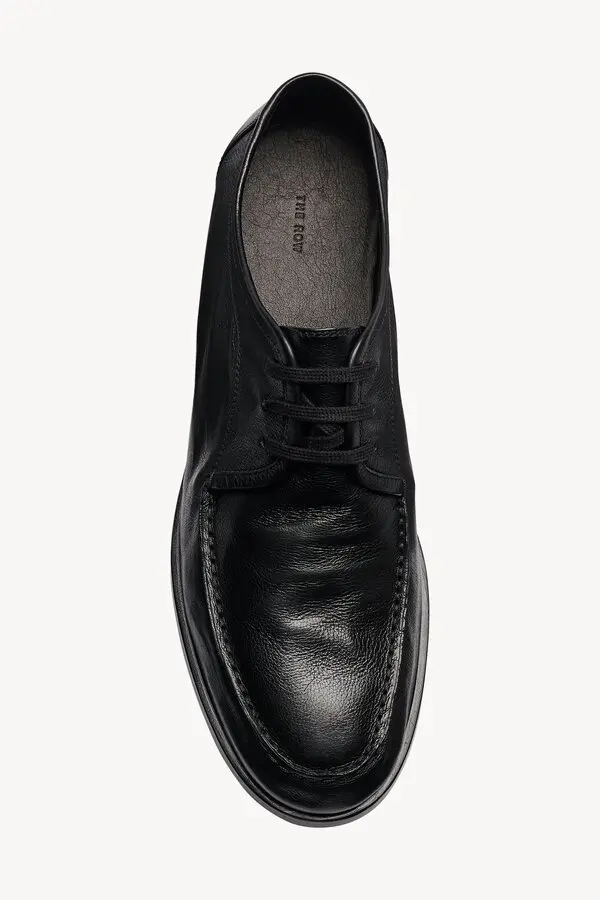 THE ROW Nino Derby Shoe - Black