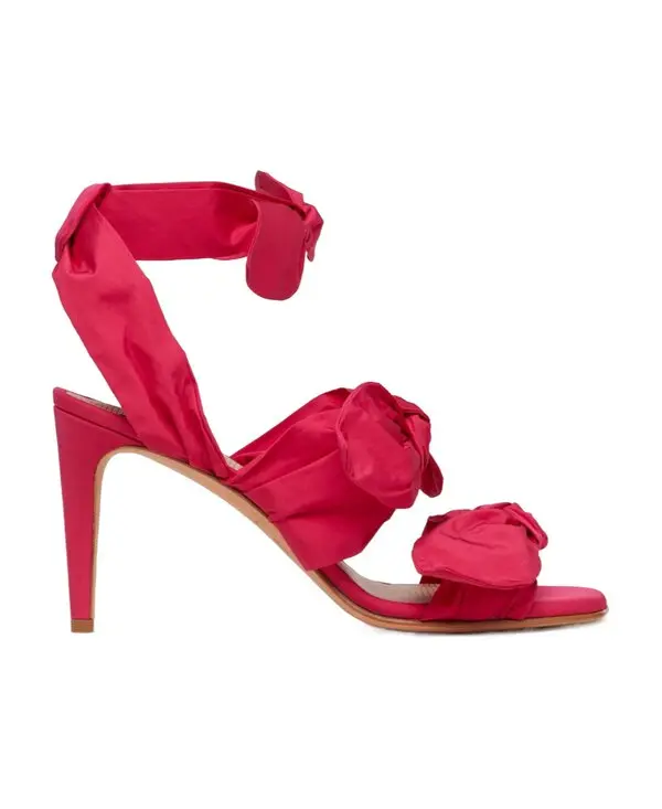 Red Valentino Bow Detailed Sandals - Red