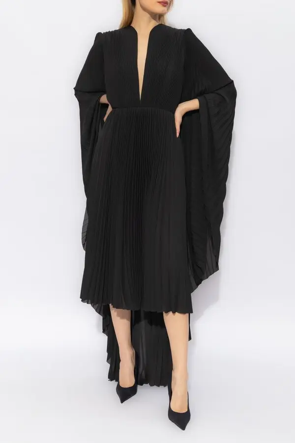 Balenciaga Pleated Maxi Dress